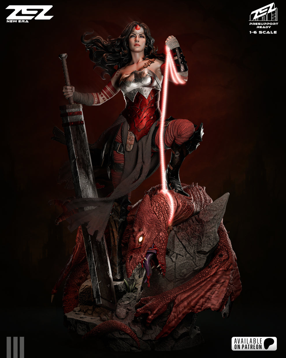 Absolute Wonder Woman - MTO (Designed by ZEZ Studios) – RelentlesStorm Models & Commissioning
