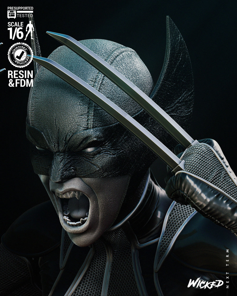 Marvel X-Men Magik Collectible Resin Figure Professionally Painted-Mad ...