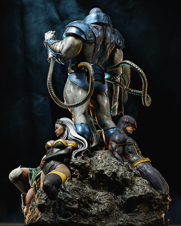 X-Men Apocalypse Diorama Collectible Resin Fan Art Pro Painted - MTO ...