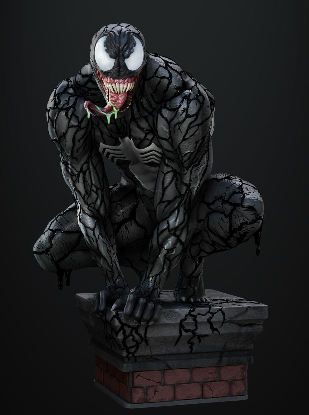 Black Goo Guy Resin Fan Art - MTO (3DMind) – RelentlesStorm Models ...